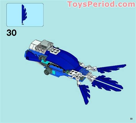 Lego 70003 Eris Eagle Interceptor Instructions And Parts List