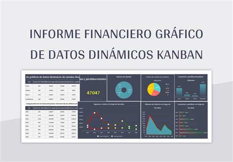 Plantilla De Formato Excel Tablero Kanban De Gráfico Dinámico De