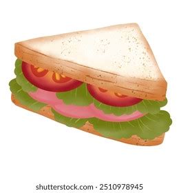 Cute Cartoon Sandwich Clipart Snack Menus Stock Illustration 2510978943