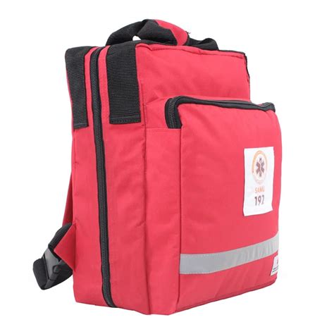 Bolsa Mochila Samu 715 Vermelho Fibra Resgate Fibra Bolsas