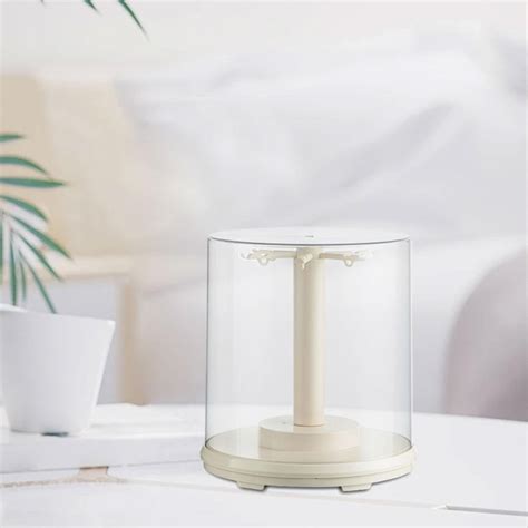 Rotating Display Case Clear Acrylic Showcase Glass Product Display