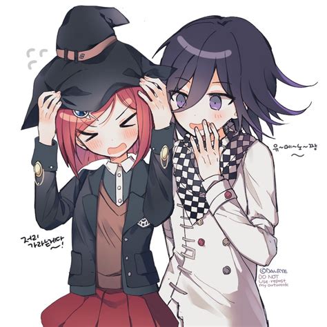 Ouma Kokichi And Yumeno Himiko Danganronpa And 1 More Drawn By Dalrye