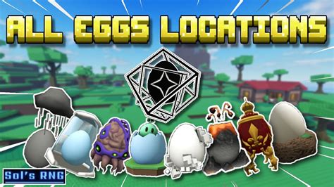 How To Find All 8 Eggs Locations In Sols Rng Easter Event Eon1 4