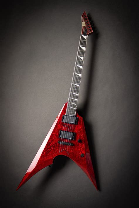 Esp Custom Shop Arrow Nt Liquid Metal Red E7320222 Guitars Rebellion