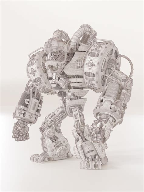 I Made A Robot 🤖 Inside And Outside Rblender