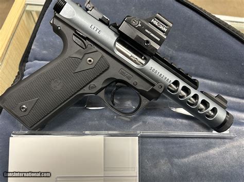 Ruger Mark 4 Lite 2245 With Holosun 407c Red Dot 22 Lr
