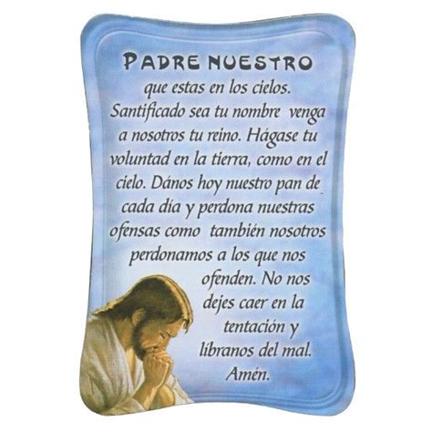 Our Father Prayer In Spanish Printable Educational Printable Worksheets