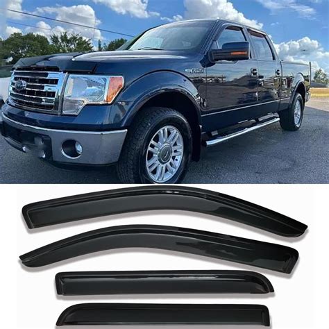 2012 F150 Window Visor Drop Visors Struck Autos
