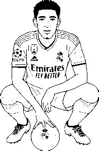 Jude Bellingham Coloring Pages 100 Free Printable And Fun