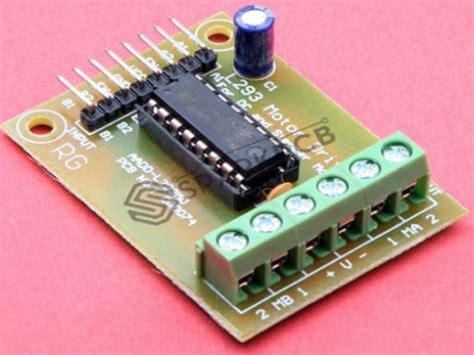L293d Motor Driving Module Download Scientific Diagram