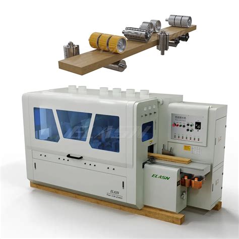 4 Side Planer Machine With Shield Wood Planer Machine