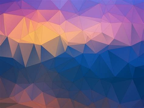 Free Download Hd Png Polygon Triangles Convexity Gradient 4k