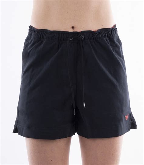 Bullzye Ladies Bec Rugger Shorts Black Roundyard
