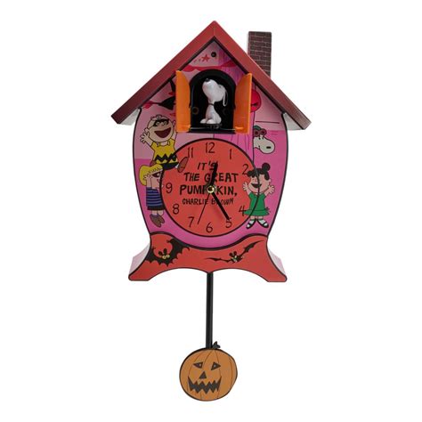 Peanuts Halloween Animated Cuckoo Clock Hsn