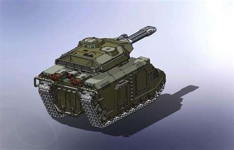Repulsor Executioner With Panzer Tracks 3d Model 3d Printable Cgtrader
