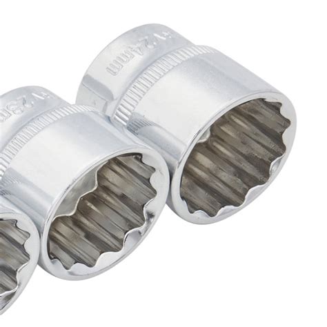 Blue Spot Tools 38 Inch Metric 12pt Shallow Socket Set 01564 Bluespot