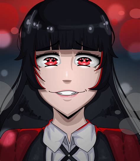 Fan Art Kakegurui Jabami Yumeko Redraw Rkakegurui