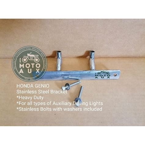 Honda Genio Stainless Mini Driving Light Bracket Heavy Duty Shopee