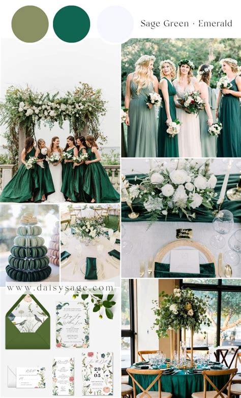 15 Best Emerald Green Wedding Color Schemes For 2026 Sage Green