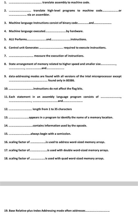 Solved 1 Translate Assembly To Machine Code 2 Translate