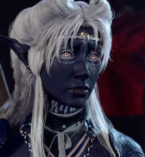 Selunite Cleric Drow Baldurs Gate 3 Art Blast Baldur Gate 3