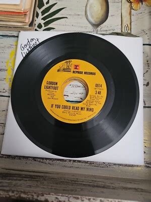 Rock 45 Gordon Lightfoot Poor Little Allison If You Could Read My