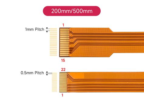 Official Raspberry Pi Csi Fpc Flexible Cable 200mm For Raspberry Pi 5