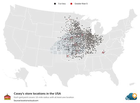 Number Of Caseys Store Locations In The Usa 2026