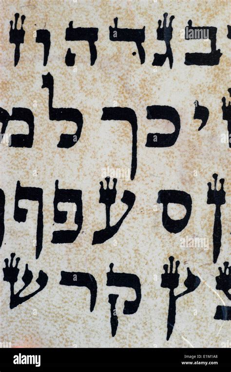 Language Hebrew Calligraphy The Ancient Pictographic Hebrew Language