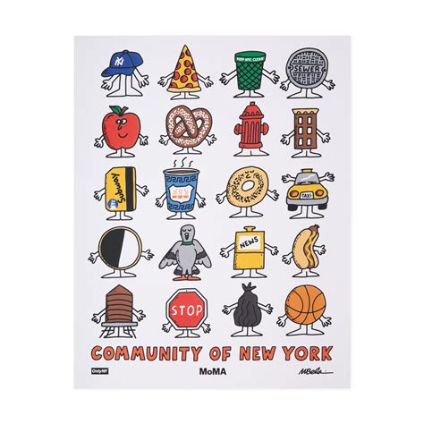 Only Ny For Moma Community Of New York Poster Moma Design Store