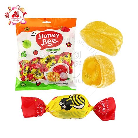 Halal Honey Bee Shape Chewy Soft Gummy Candy Candy And Gummy