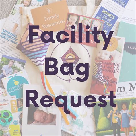 Rising Kites Down Syndrome Facility Bag Request — Rising Kites