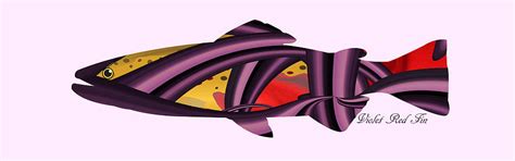 Mystic Trout Series Violet Red Fin Photograph By Whispering Peaks Photography Fine Art America