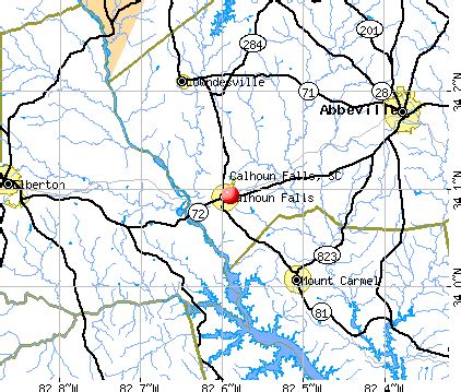 Calhoun Falls South Carolina Sc 29628 Profile Population Maps