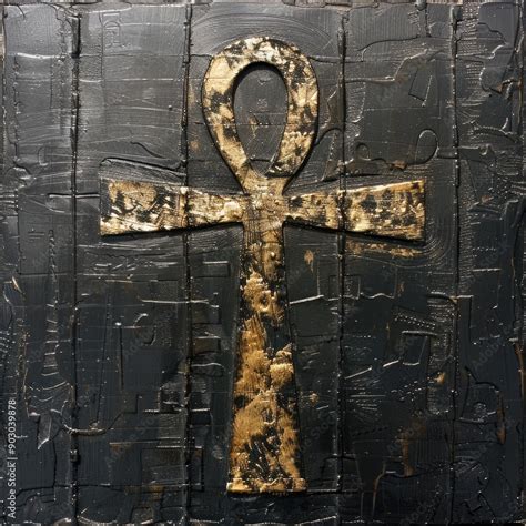 Ankh Symbol Ancient Egyptian Cross Symbol Of Life And Light Stock