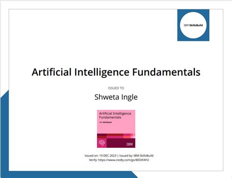 Shweta Ingle On Linkedin Ai Artificialintelligence Ibm Skillsbuild
