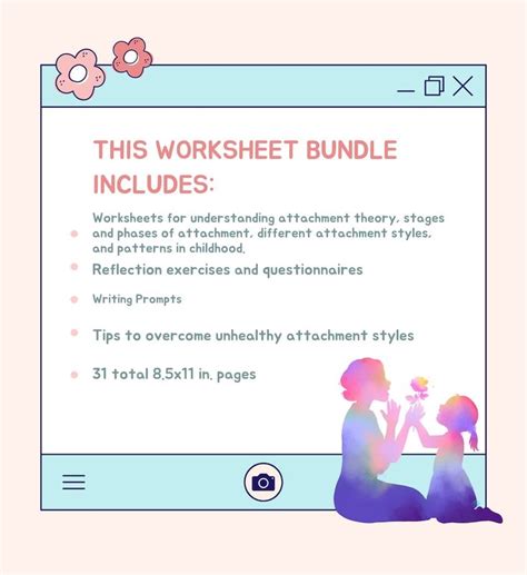 Printable Attachment Theory Worksheets 4 Attachment Styles Pdf