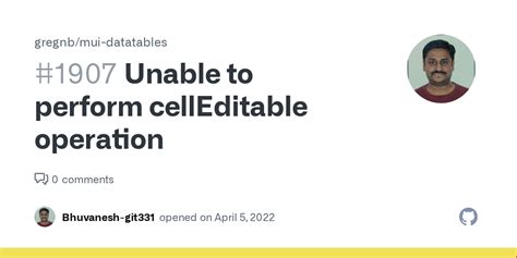 Unable To Perform Celleditable Operation · Issue 1907 · Gregnbmui Datatables · Github