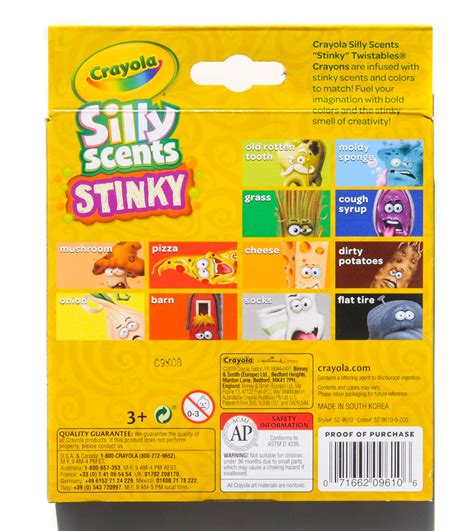 Crayola Stinky And Sweet Silly Scent Markers And Crayons Jennys