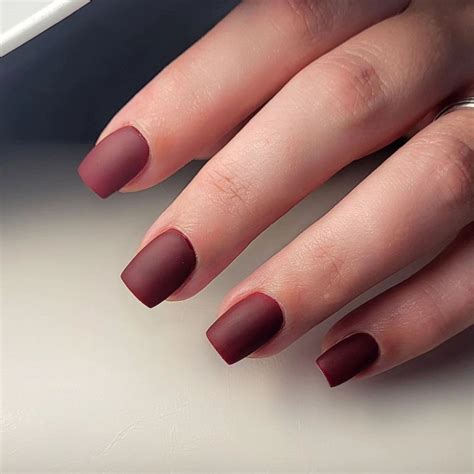 Red Matte Nails