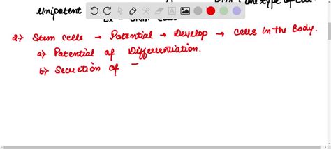 Solved Define Totipotency Pluripotency Multipotency Oligopotency And Unipotency Also Give
