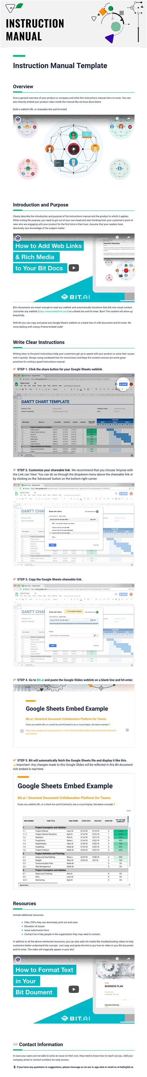 Instruction Manual What Is It And How To Write It Template Included