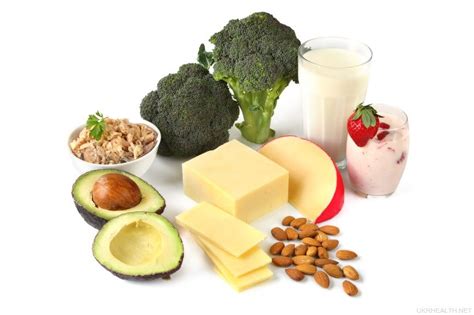 Продукти, в яких міститься кальцій