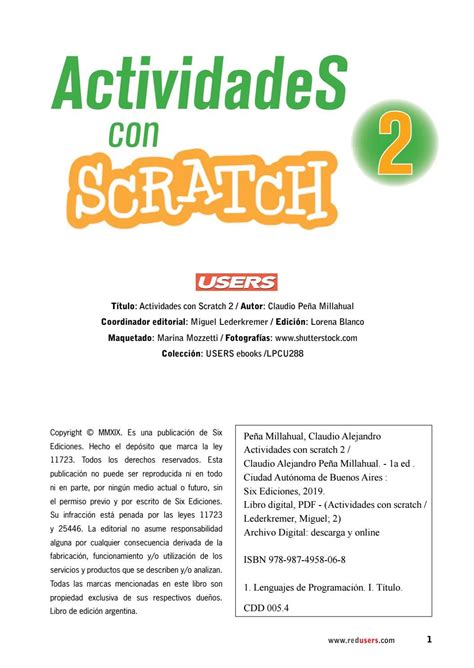 Actividades Con Scratch 2 Muestra Gratis Tecnologias De La Informacion Y Comunicacion