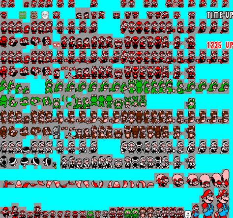 Smb3 Mario Sprite Sheet Pixel Art Maker