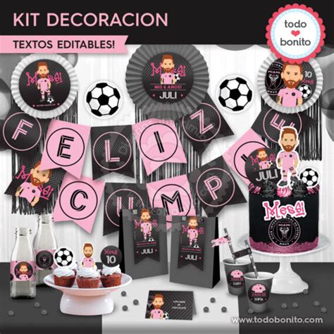 Imprescindible Para Los Fanáticos De Messi Kits Imprimibles De Messi Inter Miami Todo Bonito