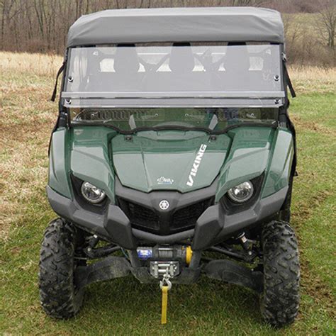 Vented 2 Piece Polycarbonate Windshield For Yamaha Viking 3s