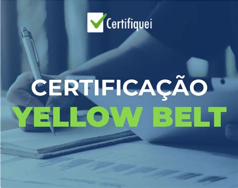 Certifiquei Curso Preparatório Para Lean Six Sigma Yellow Belt