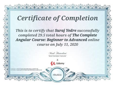 Suraj Yedre On Linkedin Angular Completed