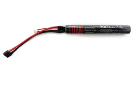 TITAN POWER Battery Lithium Ion 7.4V 3000mah Stick Deans v7 (Not for ...